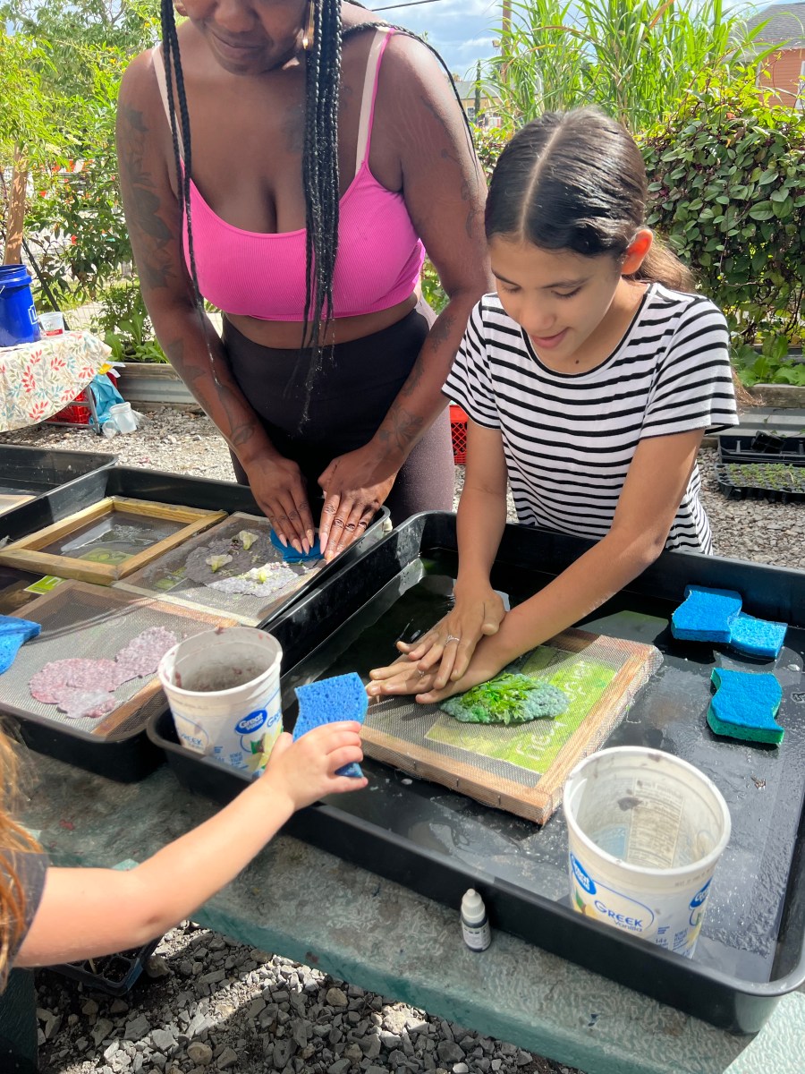 The Incubator Partners with SPROUT: Paper Making Class at Refresh ...